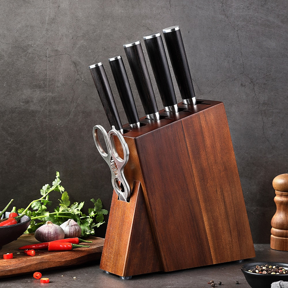 Magnetic Acacia Wood Knife Holder – Nakama